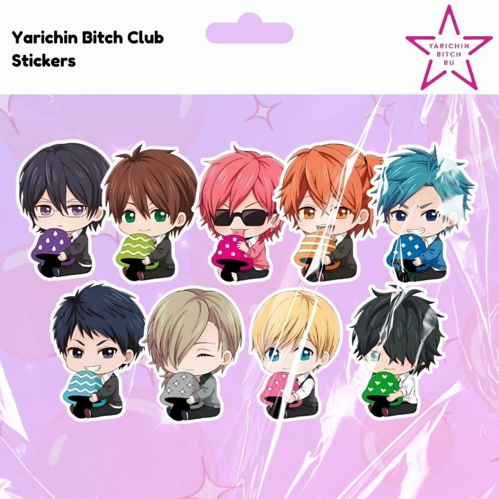 Yarichin B Club [waterproof vinyl stickers] Anime/Manga/Manhwa/Game ...