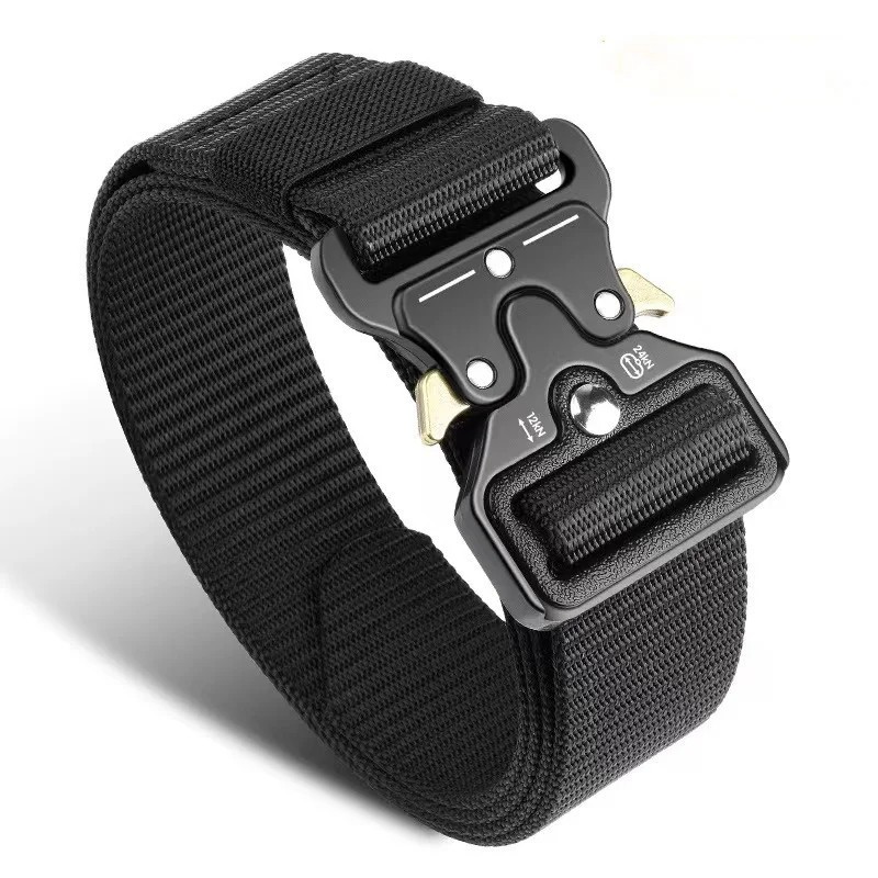 Men's Adjustable Heavy Military Tactical Belt Army Canvas Belt New ...