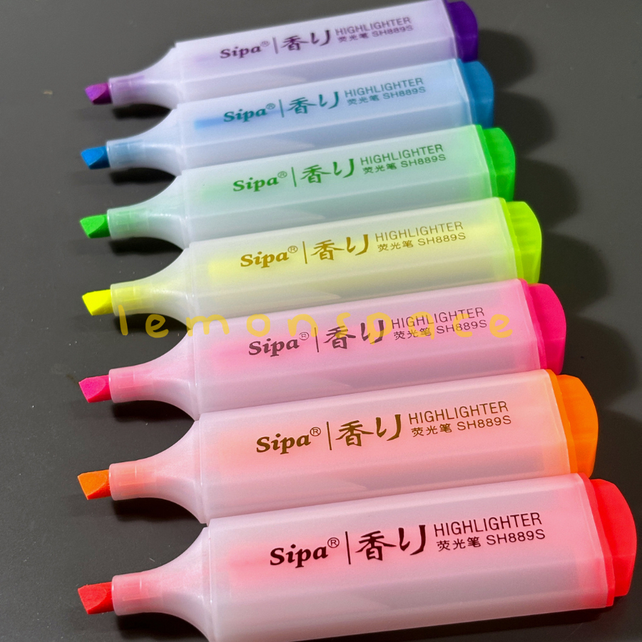 Sipa Scented Highlighters for journaling, school notes | Shopee Philippines