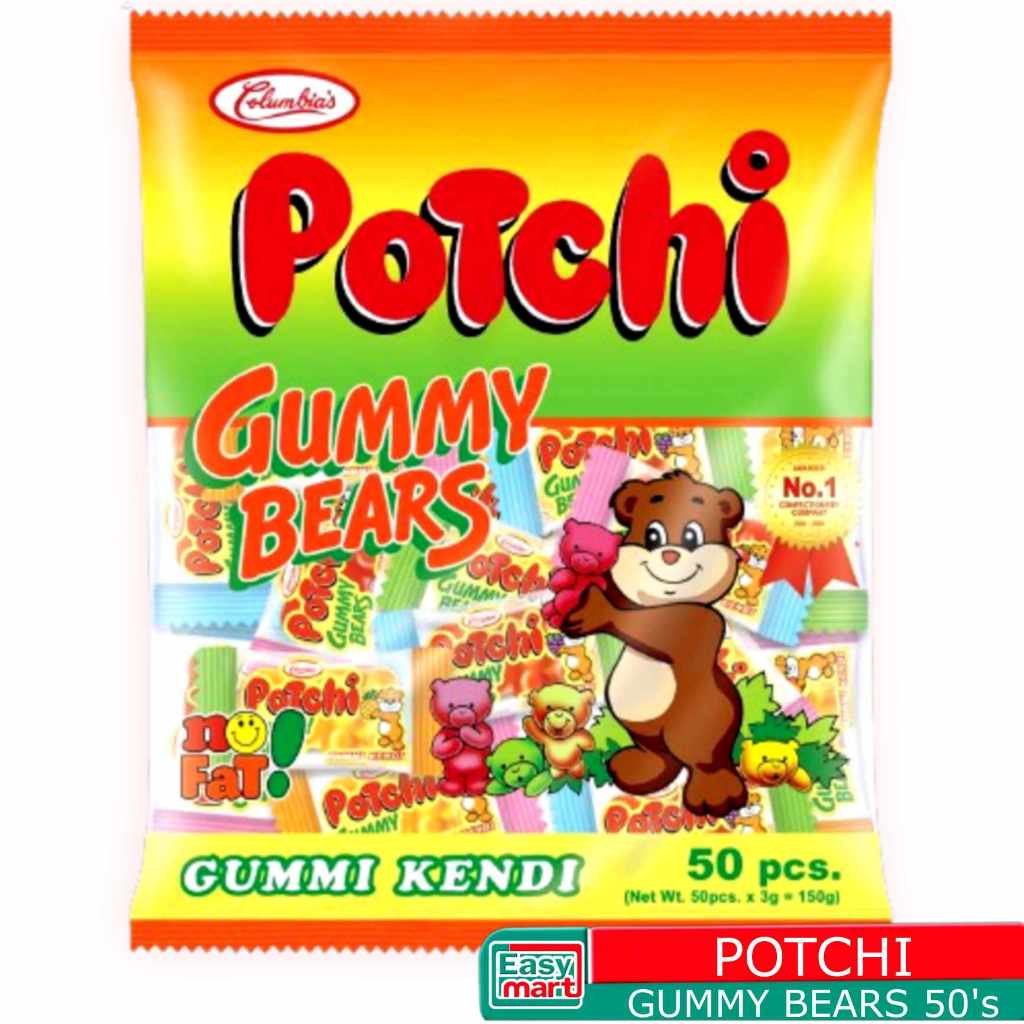 Easy Mart Potchi Gummy Bears 50's | Shopee Philippines