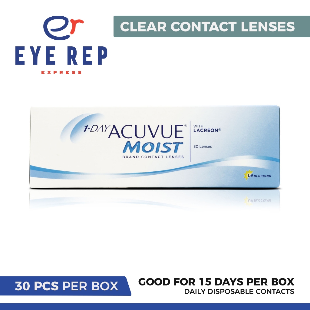 Acuvue Moist Clear Disposable Daily Contact Lenses (30pcs/box) | EYE ...
