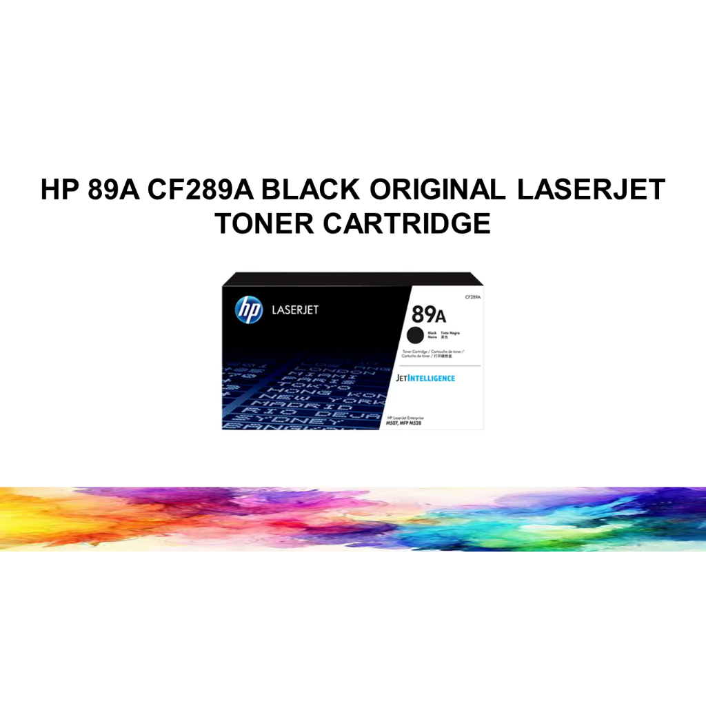 HP 89A Black Original LaserJet Toner Cartridge, CF289A | Shopee Philippines