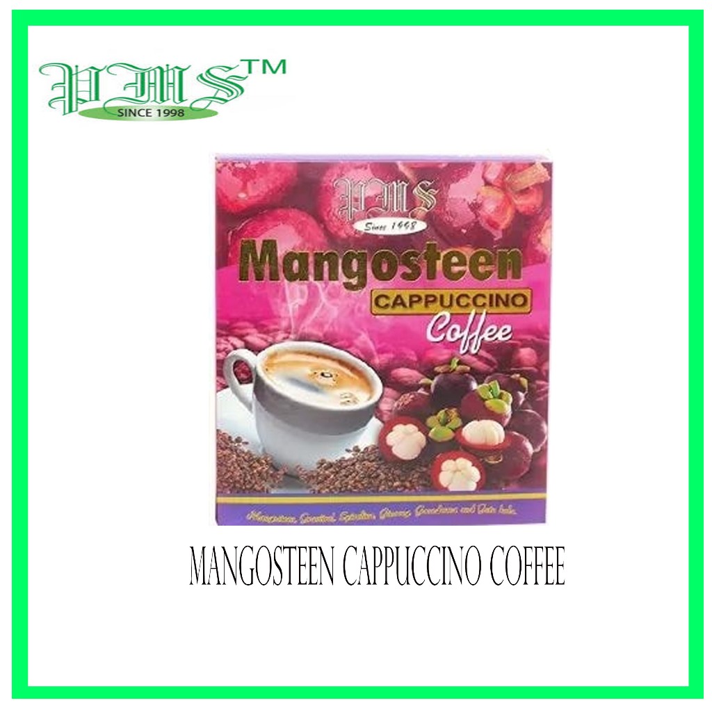 PMS Herbal Mangosteen Cappuccino Coffee (10 Sachets) | Shopee Philippines
