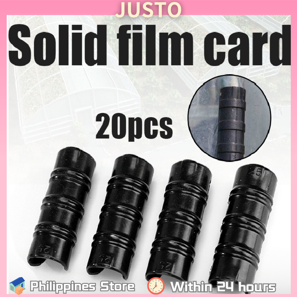 Frame Pipe Clamps 20mm Greenhouse Snap Net Fixed Pipe Clamps Plastic ...