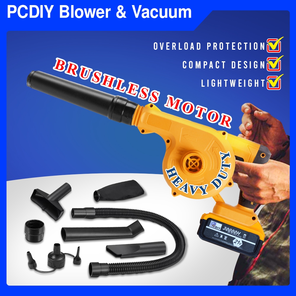 2-in-1 Cordless Air Blower Portable Electric Vacuum Cleaner 30000mAh ...