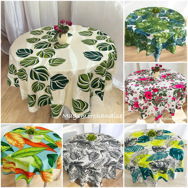 Table Cover - Printed design - Round 6&8 seater | Shopee Philippines