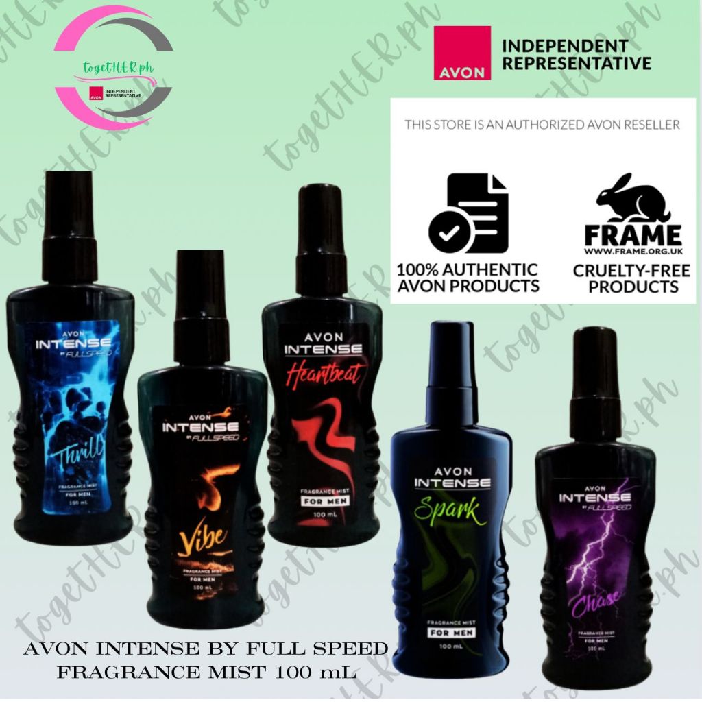 AVON Intense by Full Speed Fragrance mist 100mL cologne perfume ...