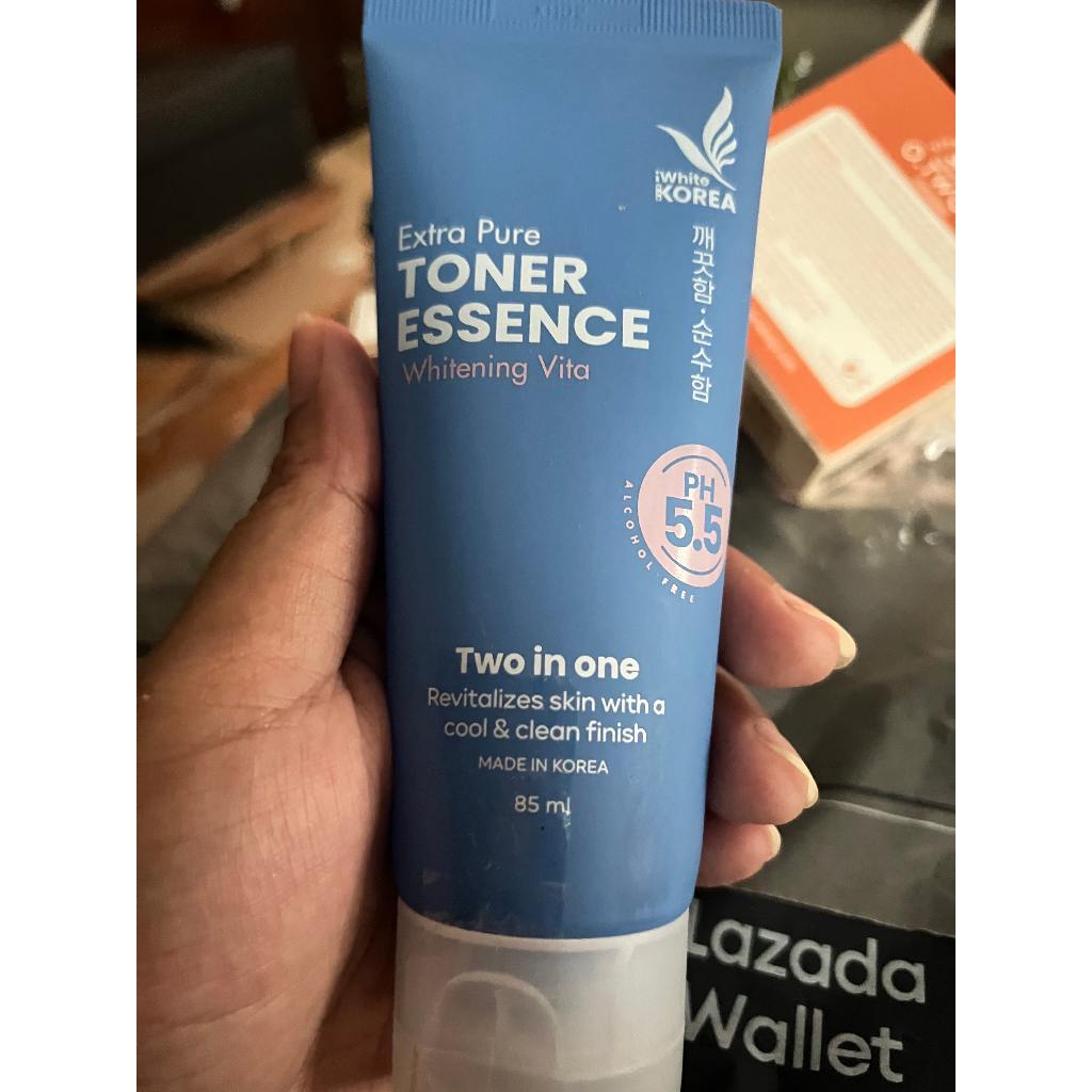 IWHITE KOREA EXTRA PURE TONER ESSENCE WHITENING VITA TWO IN ONE 85ML ...