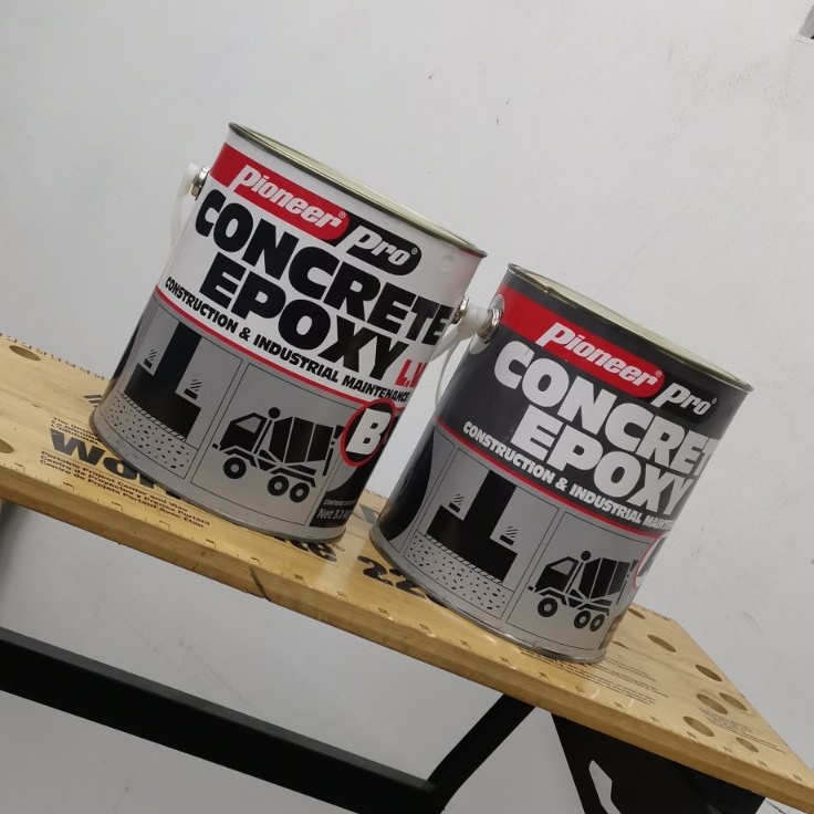 Pioneer Pro Concrete Epoxy LV ( Low Viscosity ) Gallon Set | Shopee Philippines