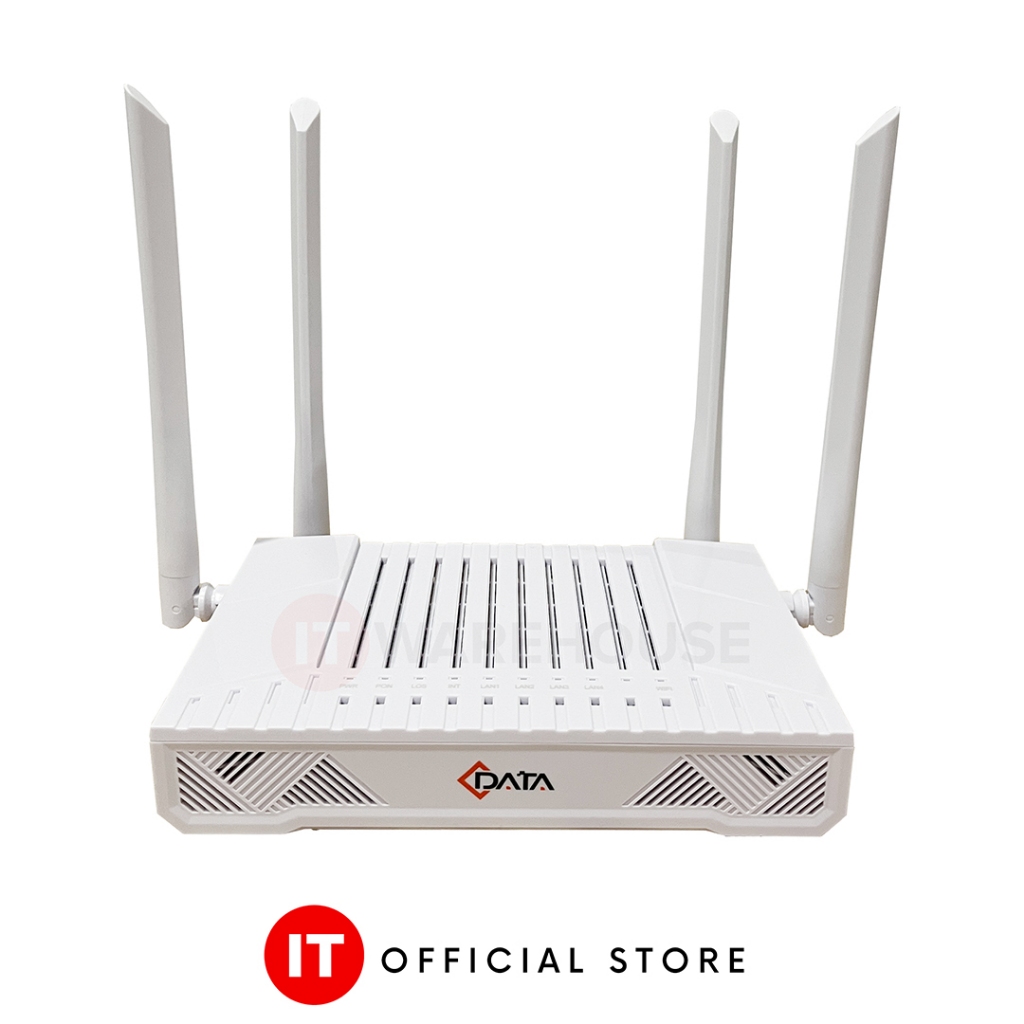CDATA ONU FD514GD-R550 XPON w/ 4 antennas, (4) Gigabit Ethernet Ports + Dual-band WiFi | GPON ...