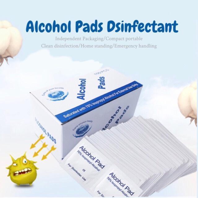 100 PCS/BOX Alcohol Disinfection Tablets Outdoor First Aid boxed ...