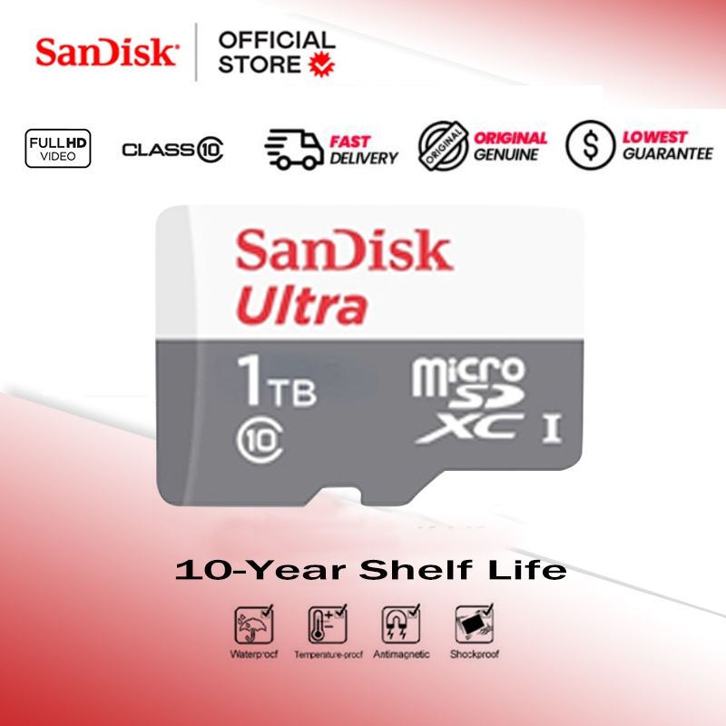 SanDisk Ultra Micro SDXC 128GB 256GB 400GB 512GB 1TB Class 10 UHS-I 100% Original Memory Card ...