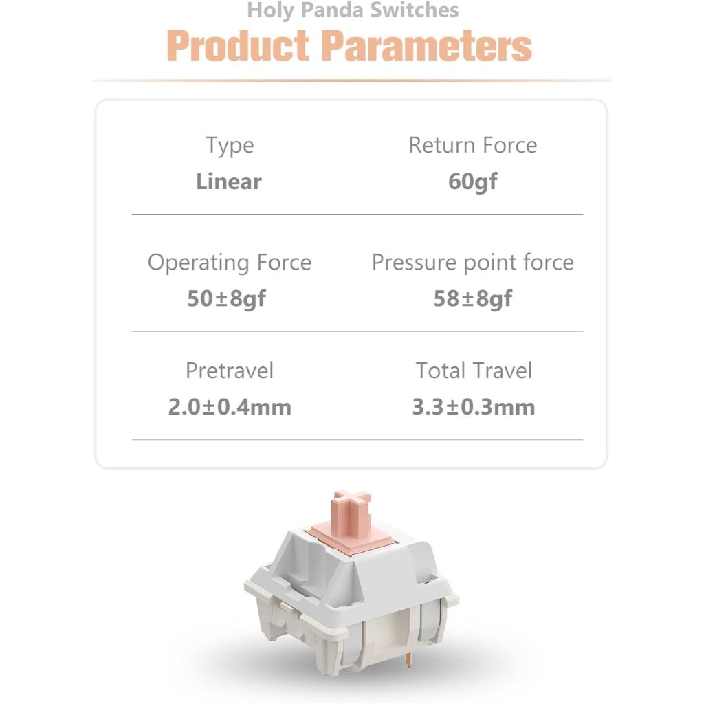 FEKER Holy Panda Switch V2 Tactile 3Pin for Gaming for Mechanical ...