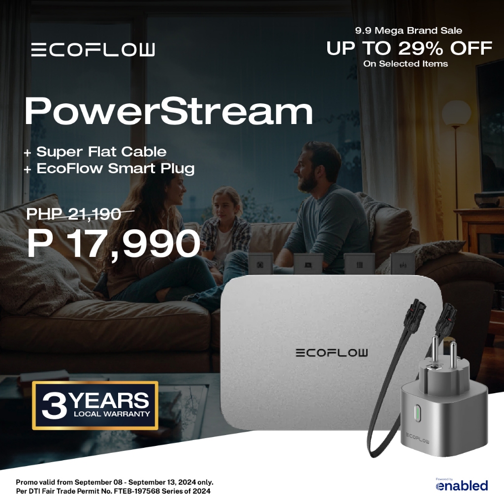 EcoFlow Powerstream Micro Inverter 800W + Super Flat Cable + EcoFlow ...