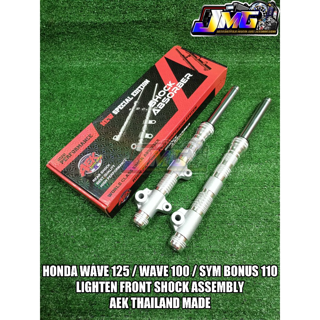 HONDA WAVE 125 / WAVE 100 / SYM BONUS 110 AEK LIGHTEN FRONT SHOCK ASSEMBLY THAILAND MADE ...