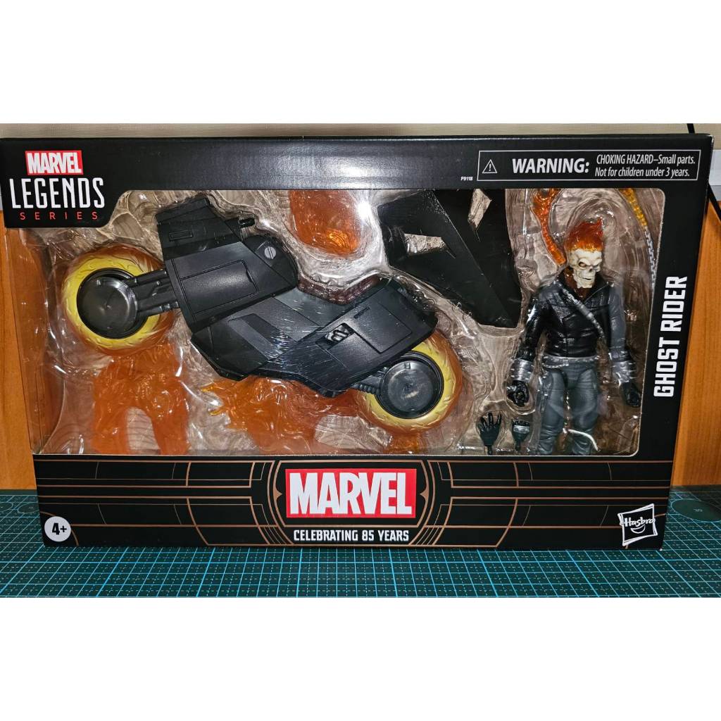 Marvel Legends 6" Ghost Rider with Hell Cycle ML Celebrating 85 Years ...