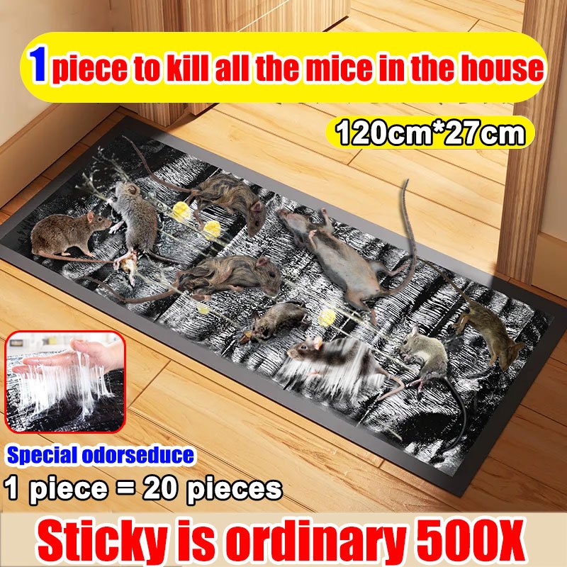 Catch 100 big mice Special odor seduce Mouse Sticky mouse trap Sticky ...