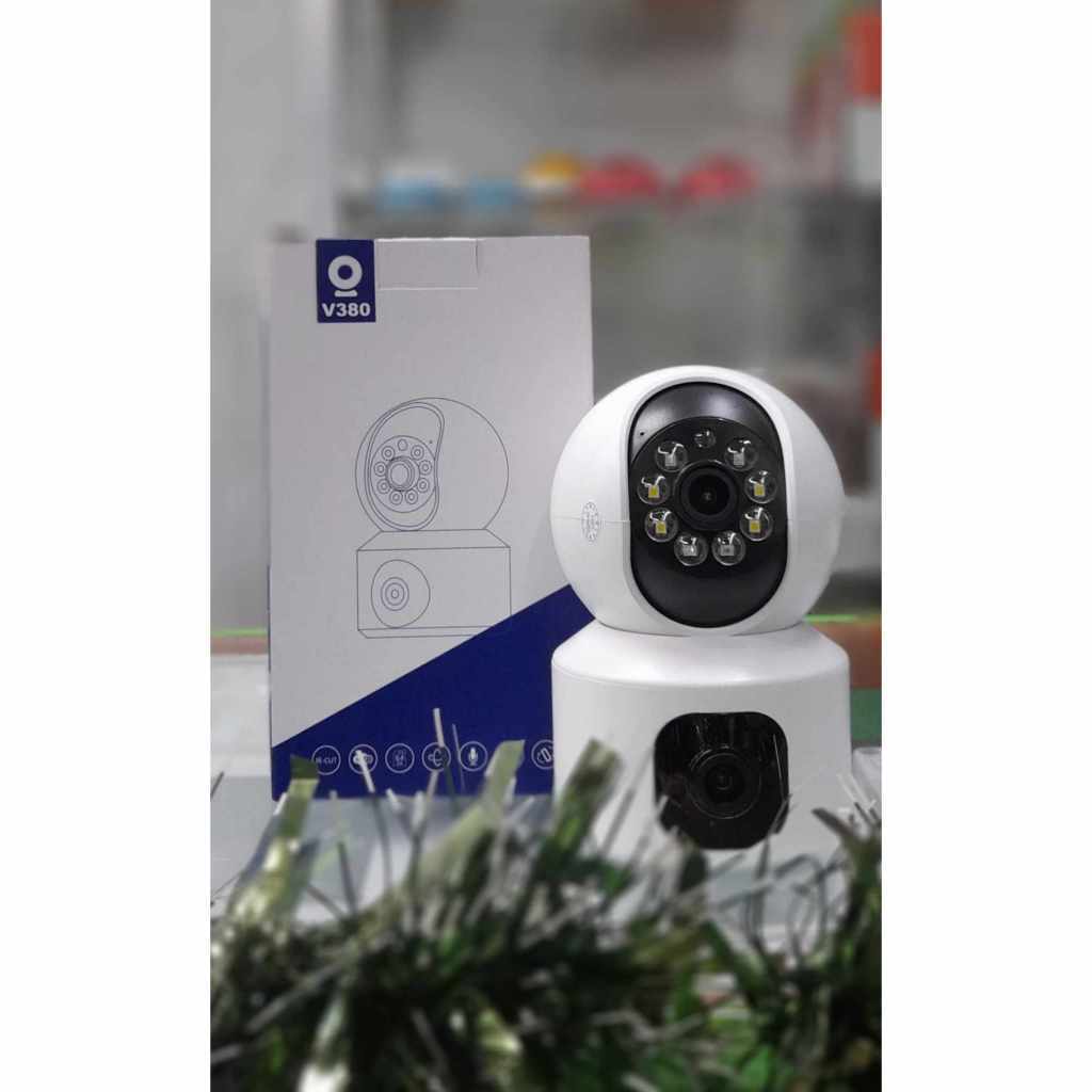 CCTV IP CAMERA IPC-V380-V8 (DUAL LENSE/ DUAL CAMERA) 1080P | Shopee ...