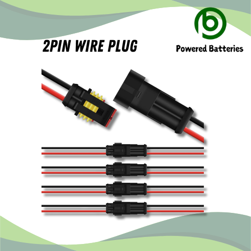 2 Pin Connector Plug 10cm 15cm 20cm Male and Female Wire Cable ...