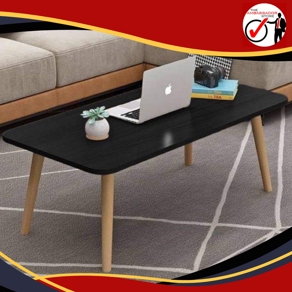 Scandinavian Modern Minimalist Tea Coffee Center Table 80cm | Shopee ...