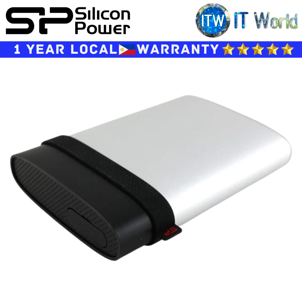 Itw | Silicon Power Hard Drive HDD Armor A85 Black 1TB USB 3.2 Gen 1 ...