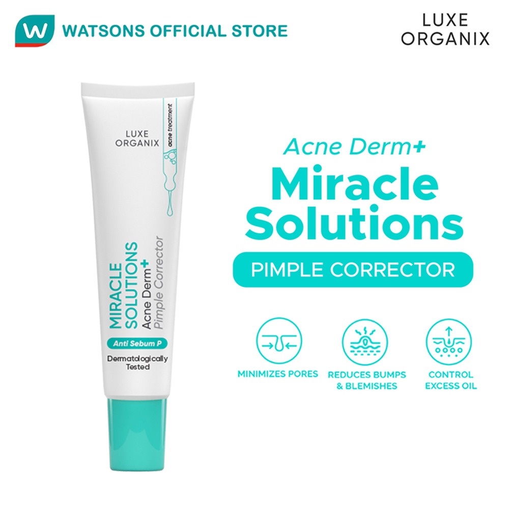 LUXE ORGANIX Luxe Organix Miracle Solutions AHA/BHA Spot Corrector ...