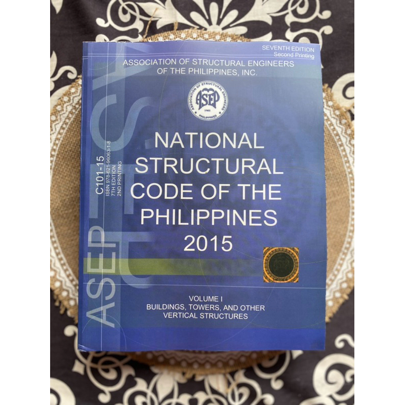 ASEP National Structural Code of the Philippines 2015 Volume 1 | Shopee ...