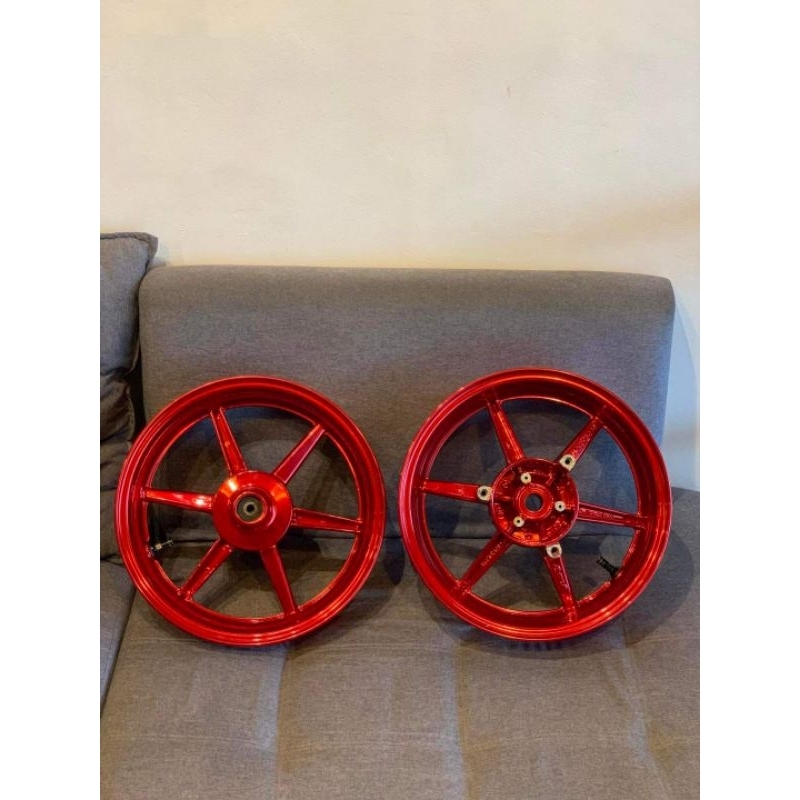 Rb6 13s for Nmax V1 done in Chromed lip red | Shopee Philippines