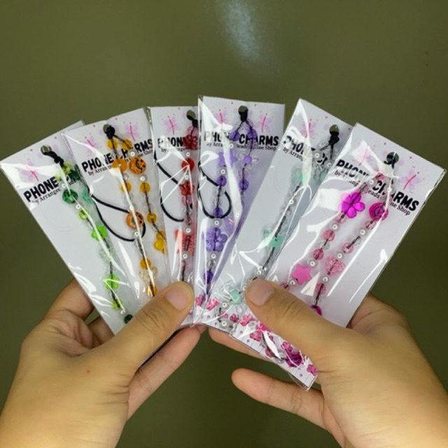 PHONE CHARMS ACCESSORIES PHONE STRAP KEYCHAIN | Shopee Philippines