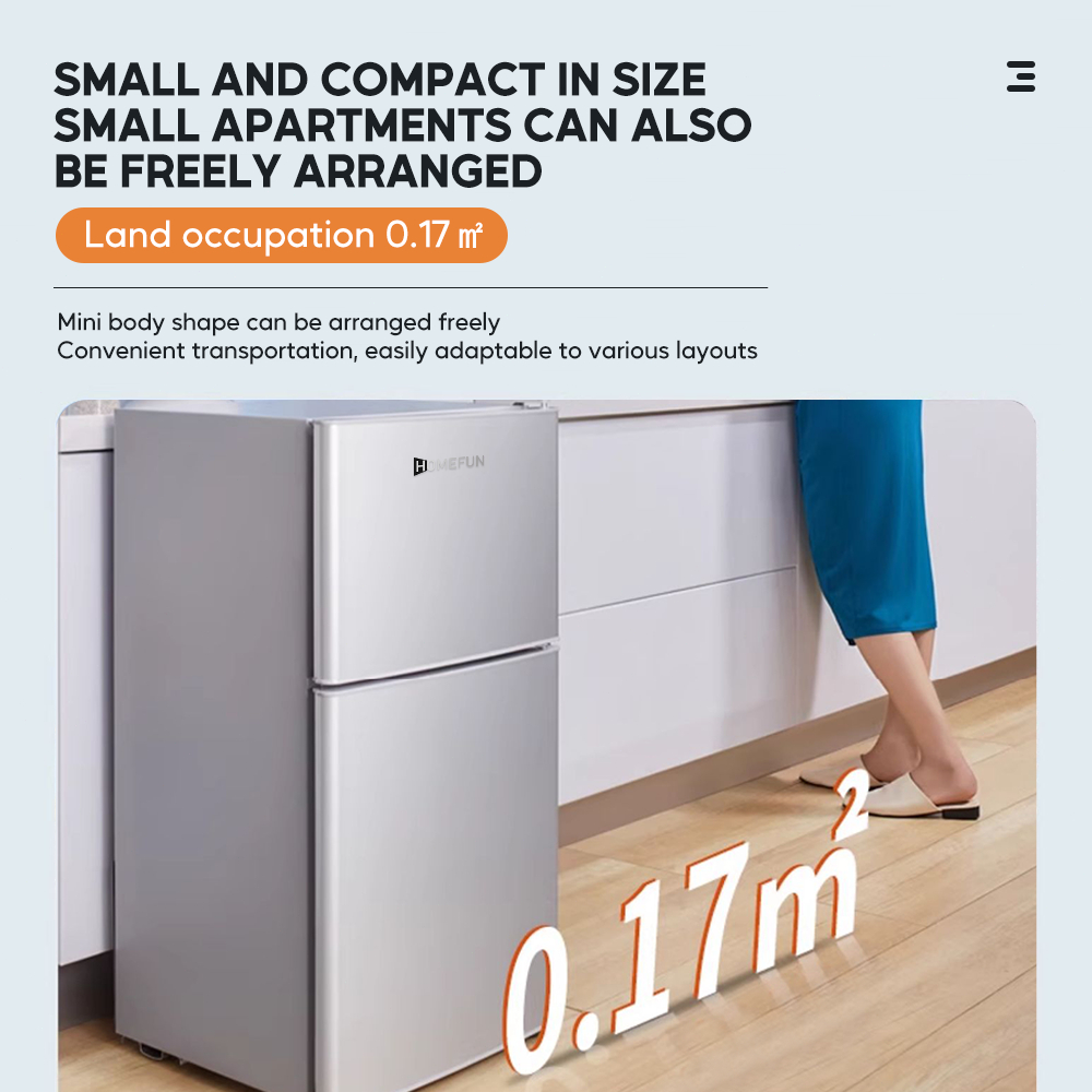 HOMEFUN refrigerator mini Refrigerator for room personal mini ...