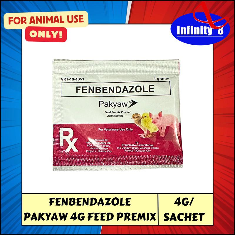 FENBENDAZOLE PAKYAW 4G/SACHET | Shopee Philippines