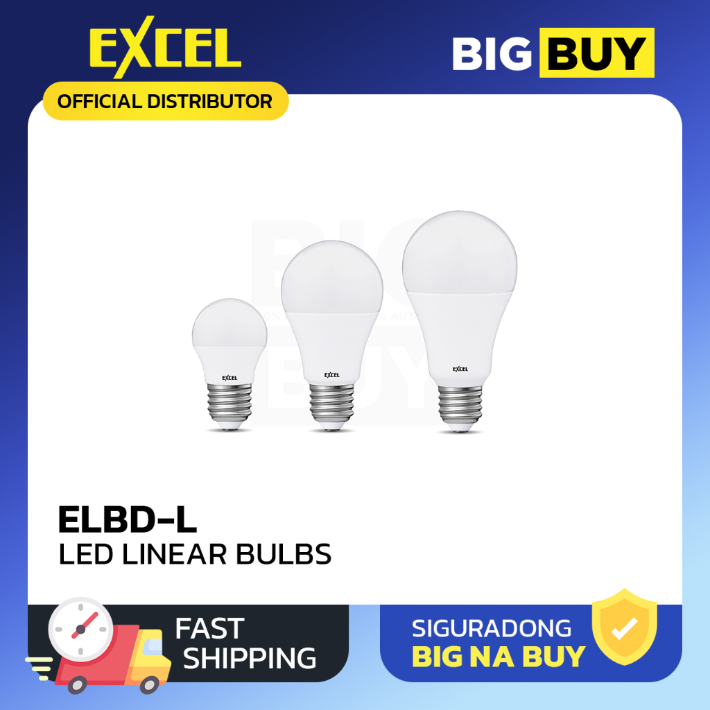 Excel Linear LED Light Bulb - 5W, 7W, 9W, 11W (Watts) - Daylight ...