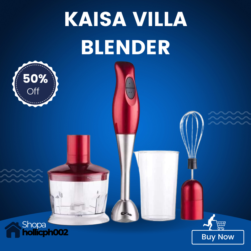 Kaisa Villa Food Processor Hand Blender Electric Immersion Blender Hand Mixer Meat Grinder Mixer ...