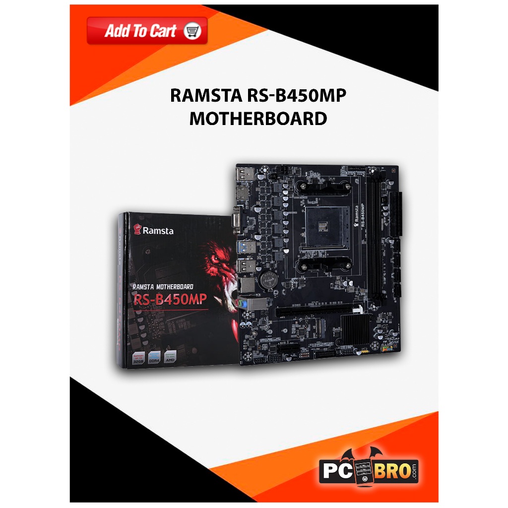 Ramsta RS-B450MP Motherboard | Shopee Philippines