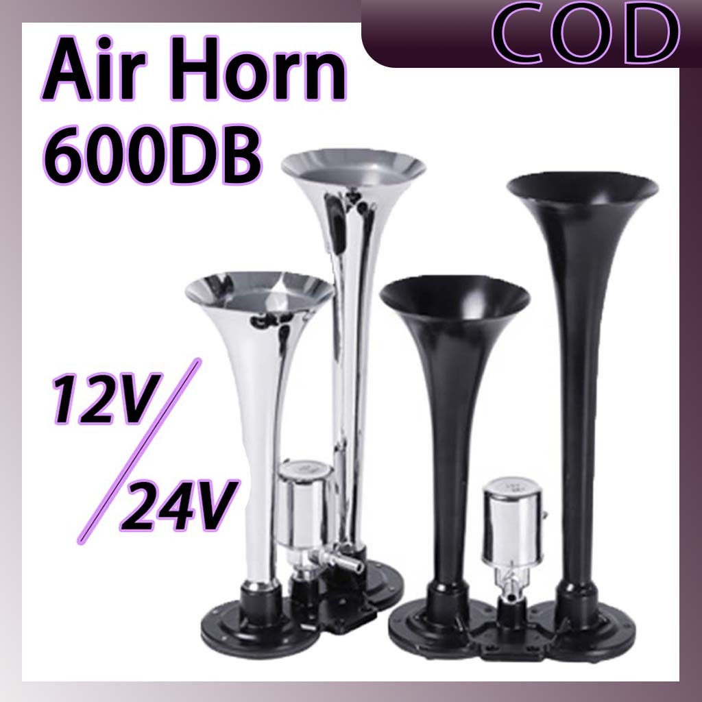 Super Loud double horn car 600db 12V/24V dual horn air compressor ...