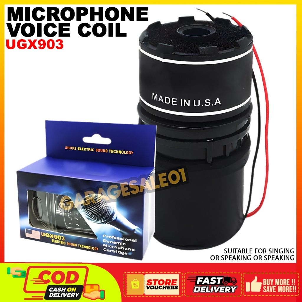 GARAGESALE01 Universal Microphone Voice Coil UGX903 SHURE | Shopee ...