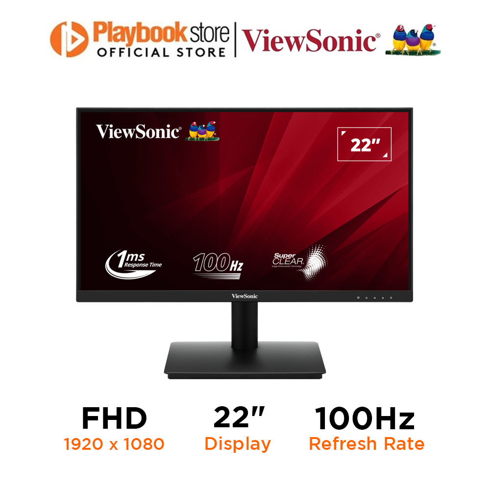 ViewSonic VA220-H 22" FHD 100Hz 1ms SuperClear VA Panel Technology ...