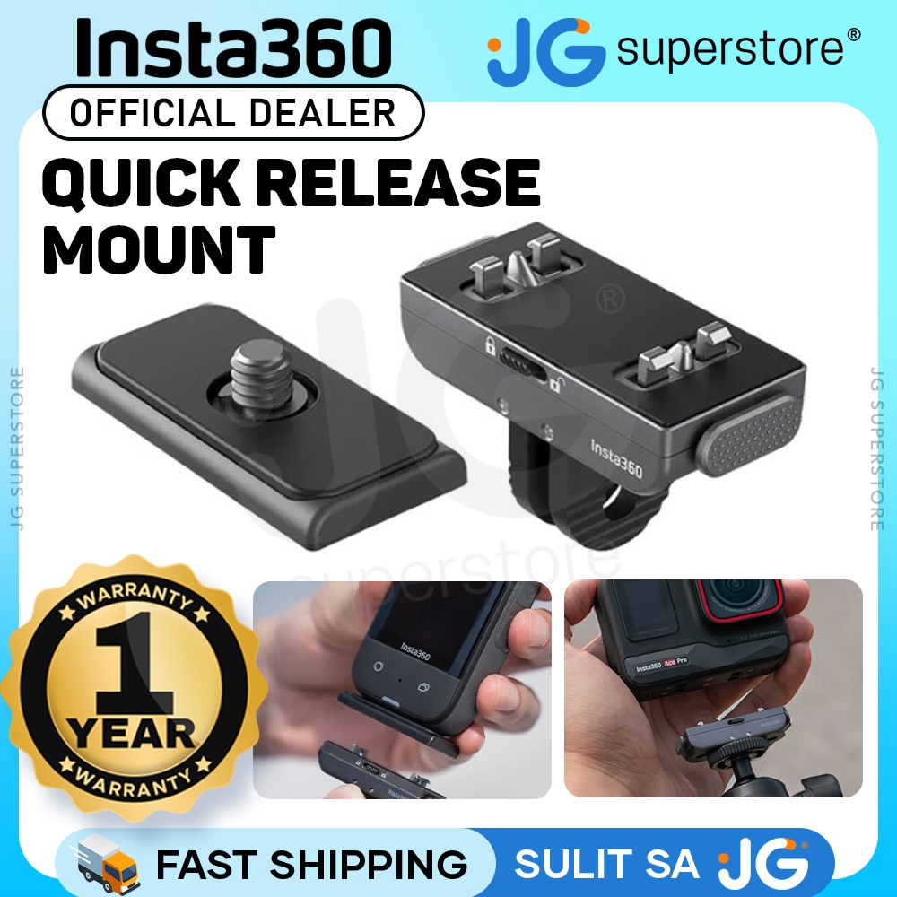 Insta360 Magnetic Quick Release Mount for Action Camera with 1/4" Hole ...