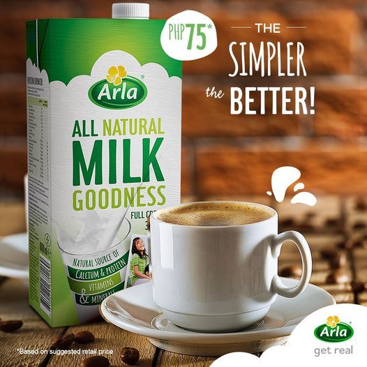 Arla Milk Goodness Full Cream Milk 1L | Shopee Philippines