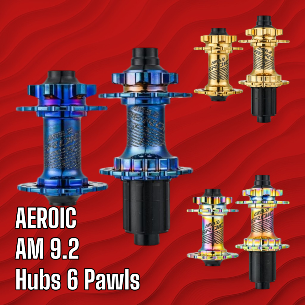 AEROIC AM9.2 Bike Hubs Tunog Mayaman 6 Pawls 32 Holes for MTB Bicycle ...