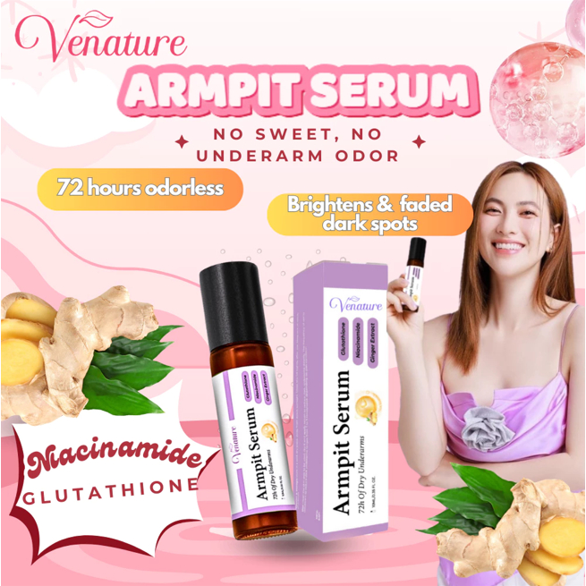 Venature Armpit Serum Whiten Reduce Dark Armpits Dry For 72h ...