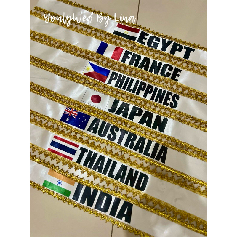 Sash For United Nation (FOR KIDS and ADULT) | Shopee Philippines