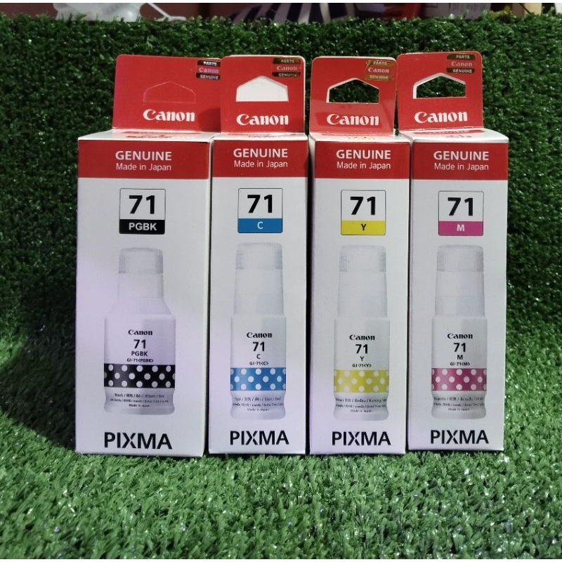 Canon GI- 71 Ink Bottle DYE Ink (B,C,M,Y Set of 4 pcs) compatible Canon ...