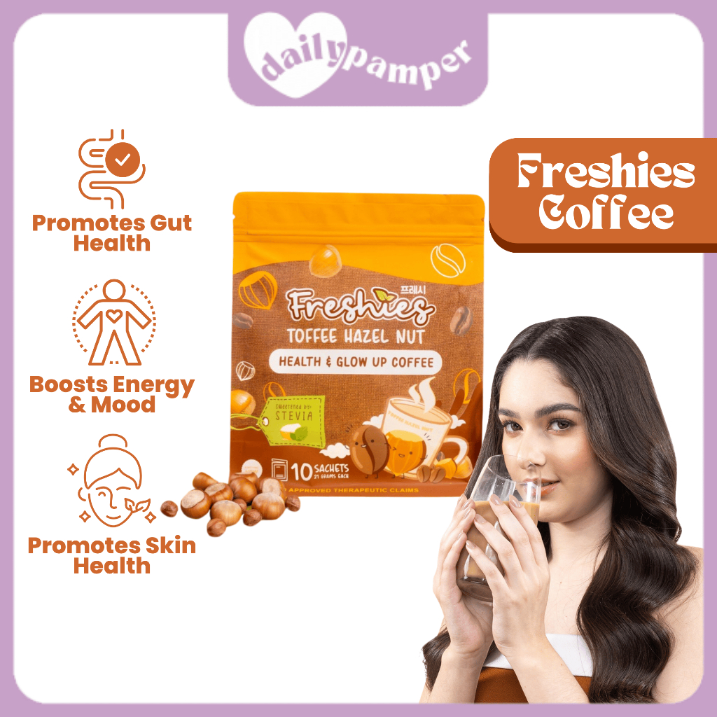 Freshies Toffee Hazelnut Coffee | Health & Glow Up Drink | No Sugar ...