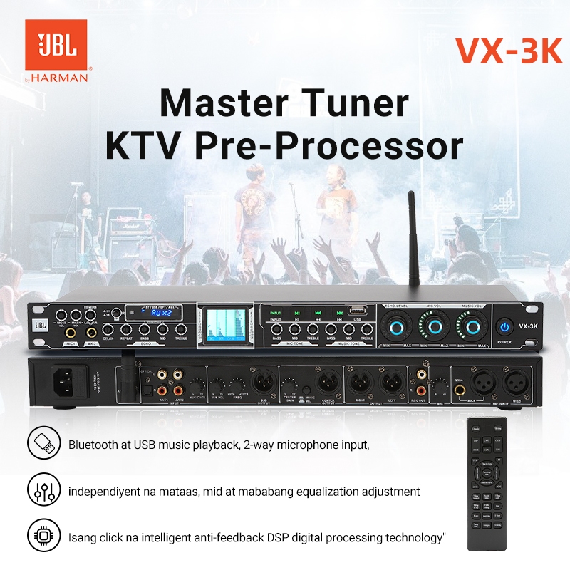 JBL/VX-3K digital audio processor,karaoke mic vocal reverb effects processor | Shopee Philippines