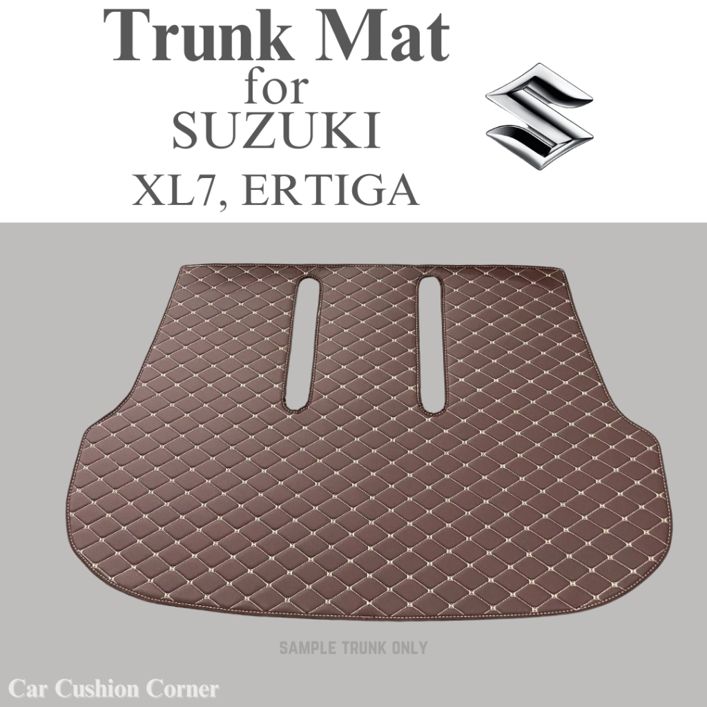 SUZUKI Trunk Mat for XL7 & Ertiga Premium Leather Trunk Tray Mats Car ...