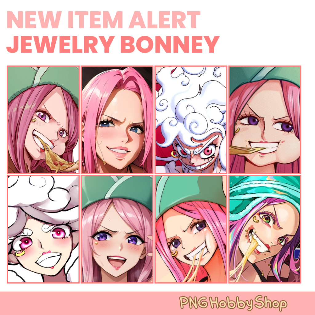 Jewelry Bonney One Piece Anime Photocards and Keychains - PNG Hobby ...