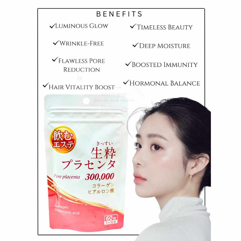 Kissui Pure Placenta Supplement 300,000mg Japan Authentic | Shopee ...