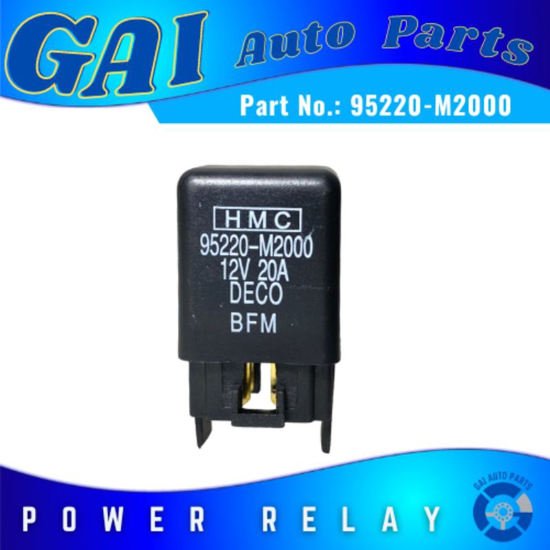 AUTO RELAY for HYUNDAI | 4PINS 12V 20A (95220-M2000) HMC DECO | Shopee ...