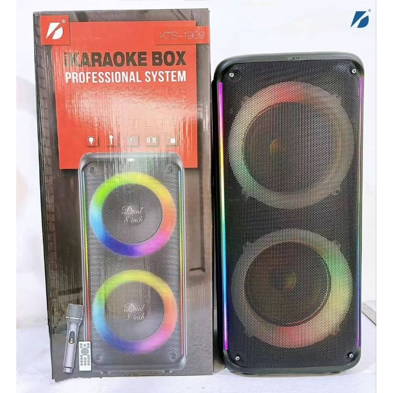 BTS-1909 IKARAOKE BOX professional system Bluetooth speaker with ...